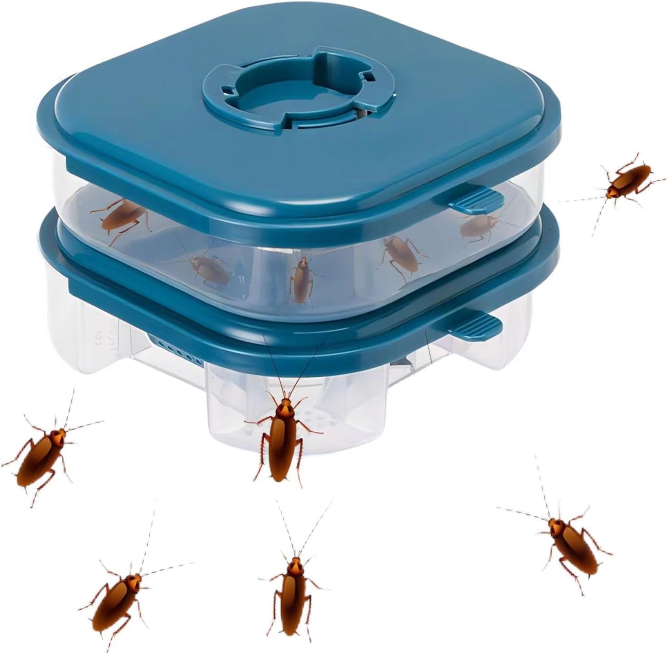 Roach Killer Indoor Infestation Efficient Cockroach Trap Double Layer ...