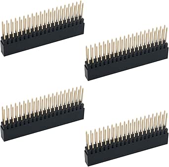Amazon.co.jp: RATANGF Stacking Header 2 x 20 40 Pin (2 x 20) 0.1" Pitch ...