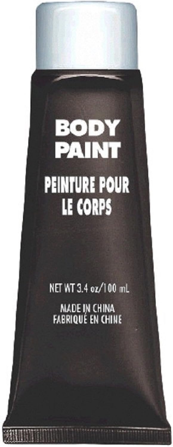 Amazon.com: Amscan Vibrant Black Body Paint - 3.4 oz (Pack of 1) - Safe ...
