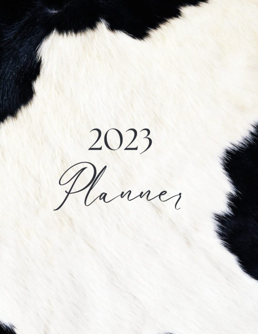 Amazon.com: 2023 Planner: Cow hide print cover, 71 planning and ...