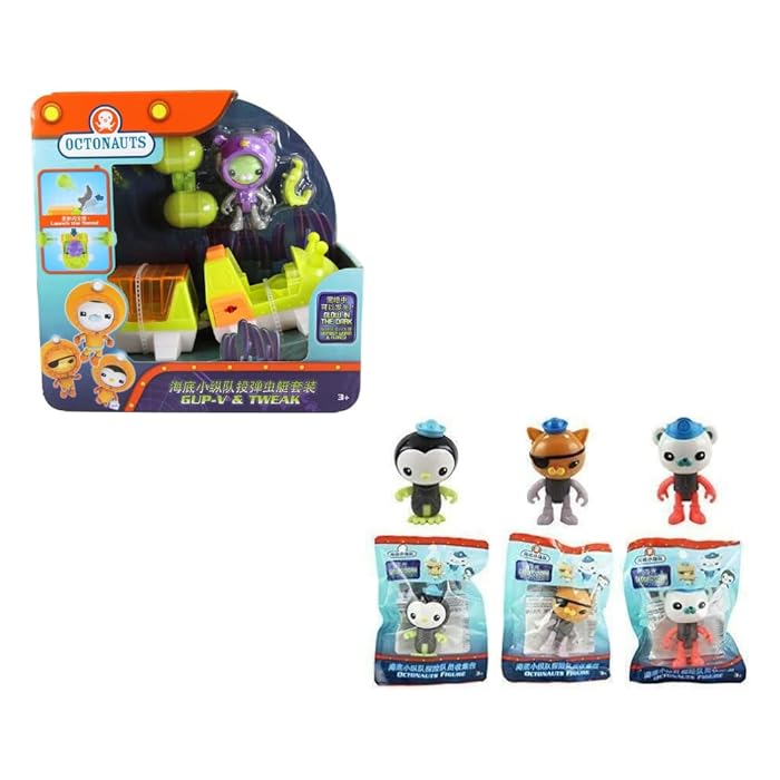 Buy The Octonauts Gup V & Tweak Playset & 3 Glow in The Dark ...