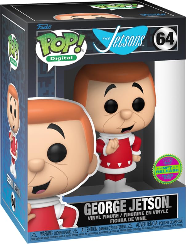 Amazon.com: Funko Pop! Digital The Jetsons: George Jetson Physical ...