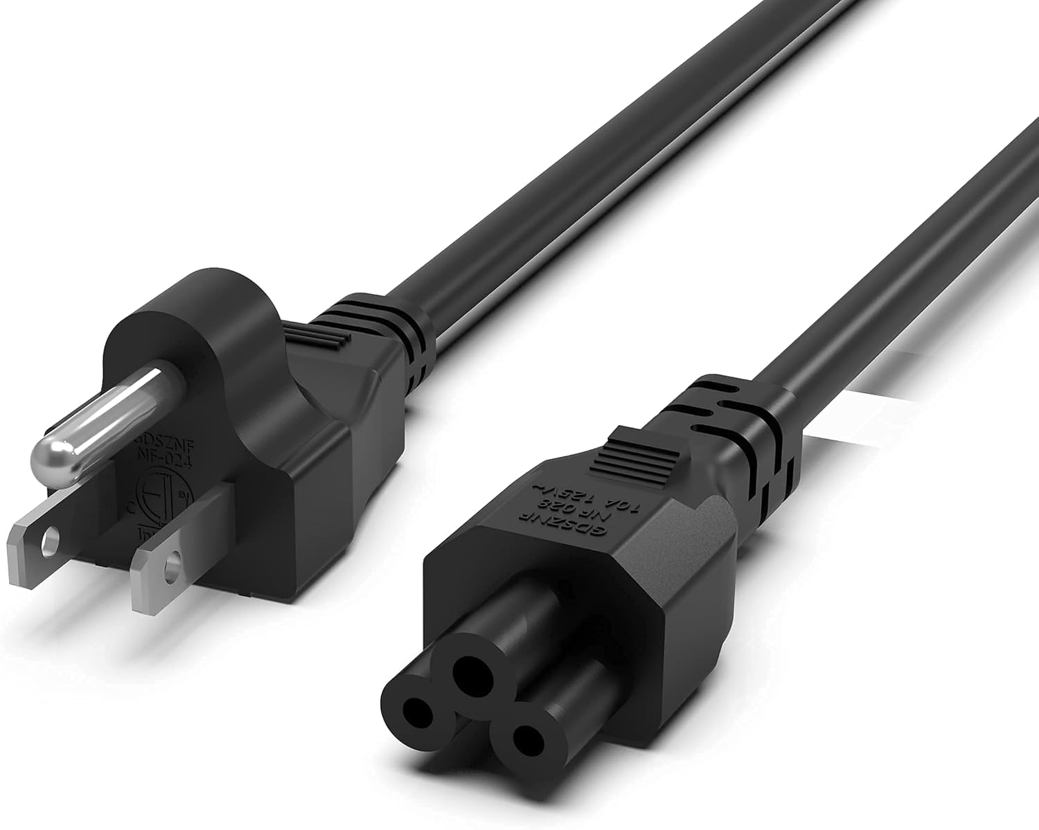 3 Prong C5 Power Cord, AC Power Cable Replacement Compatible with Dell ...