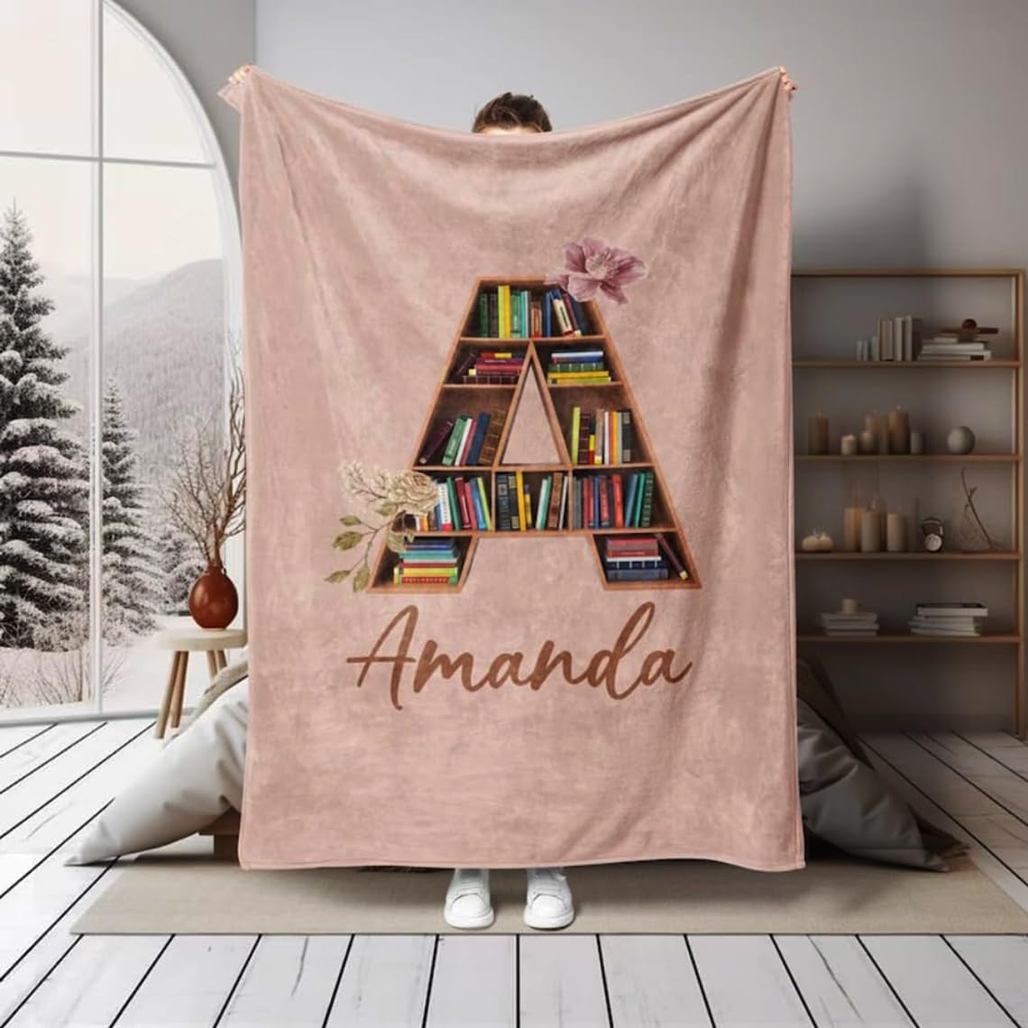 Amazon.com: Reading Blanket, Book Blanket for Book Lovers, Gifts for ...
