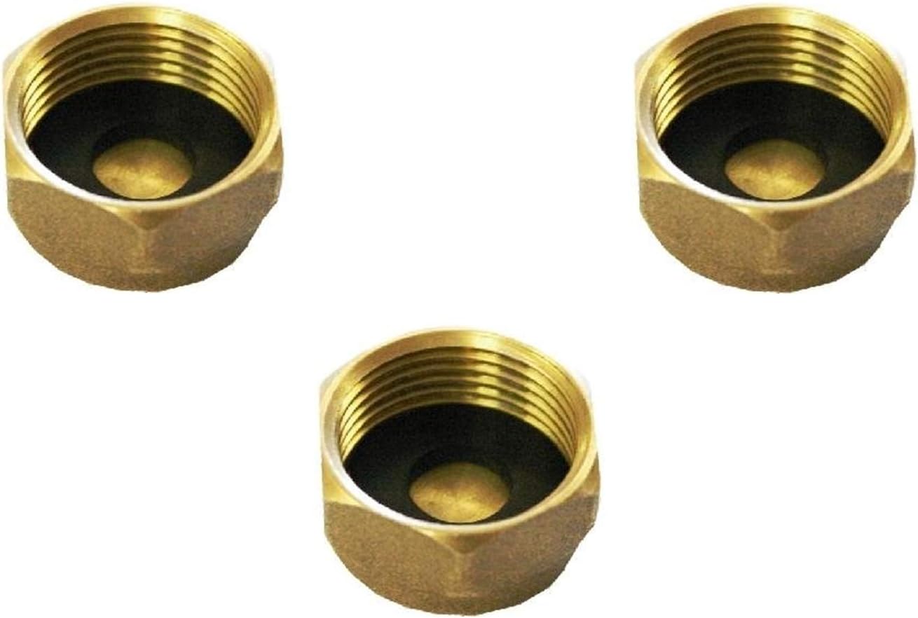 Stop End Cap 1 1/2" BSP Blanking Cap Brass Fits 45mm Thread ...