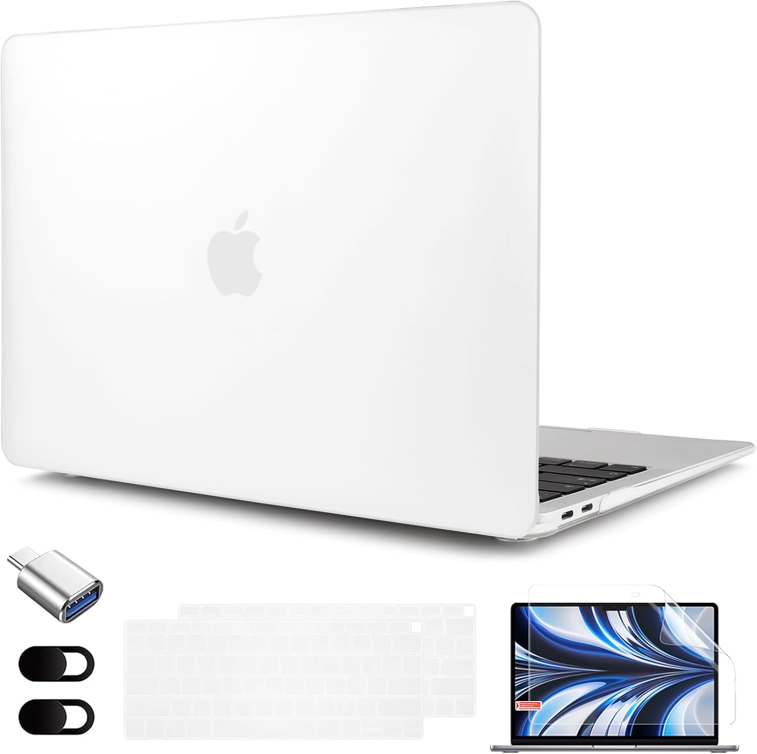 Amazon.com: CAMPLALA for MacBook Air 13 inch Case 2021-2018 Release ...