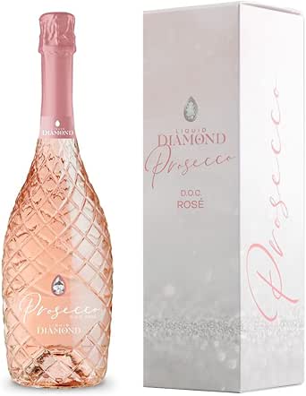 Liquid Diamond Prosecco Rosé Gift Box - Premium Sparkling Pink Prosecco ...