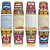 Amazon.com: Yinder 60 Pieces Tiki Cups 9 oz Tiki Disposable Paper Cups ...