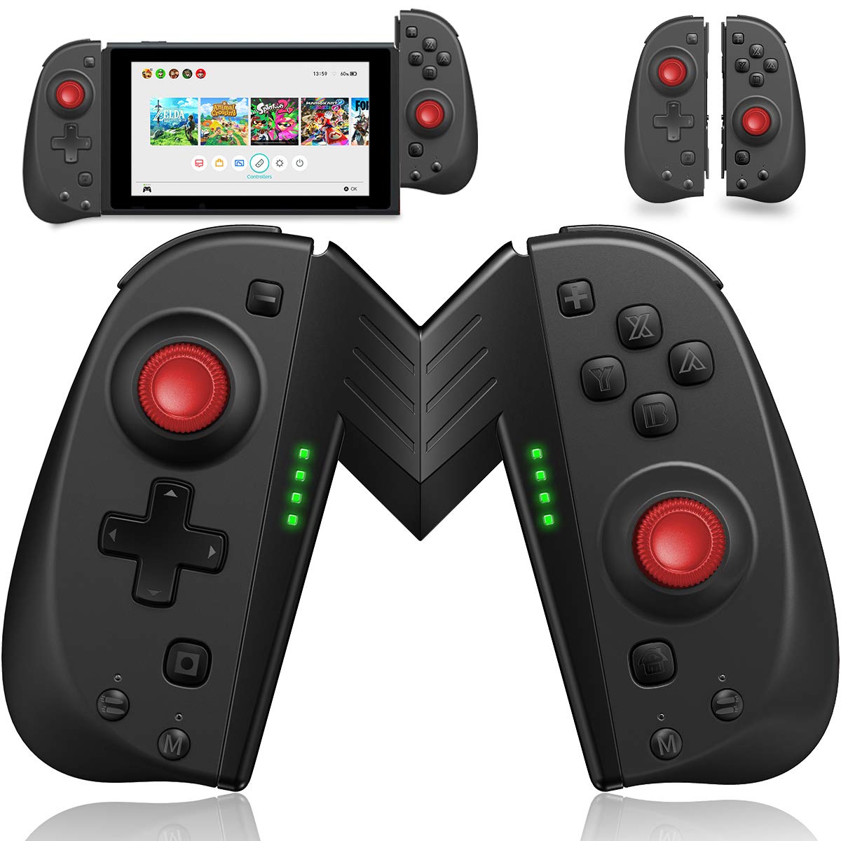 Buy ECHTPower Wireless Controller for Nintendo Joycon Switch, Macro ...