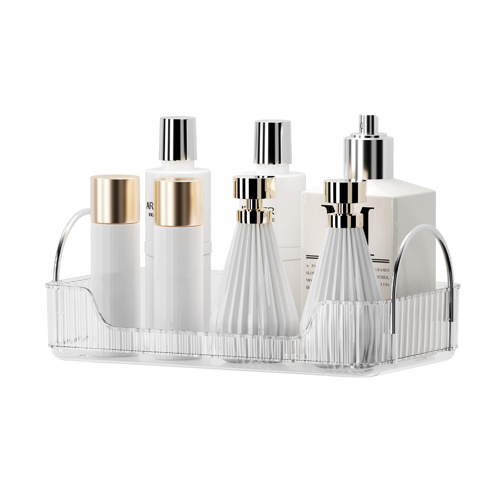 Bathroom Organiser Countertop, Vanity Trays for Bathroom, Skincare ...