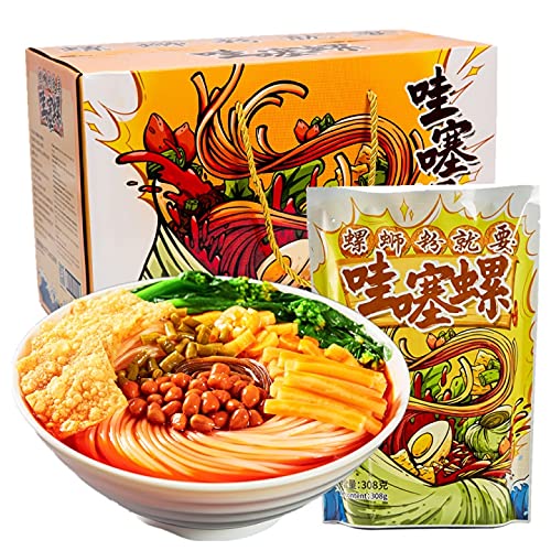 柳州螺蛳粉 Liuzhou Luosifen 308g*10 bag, Guangxi Specialty Screw Powder ...