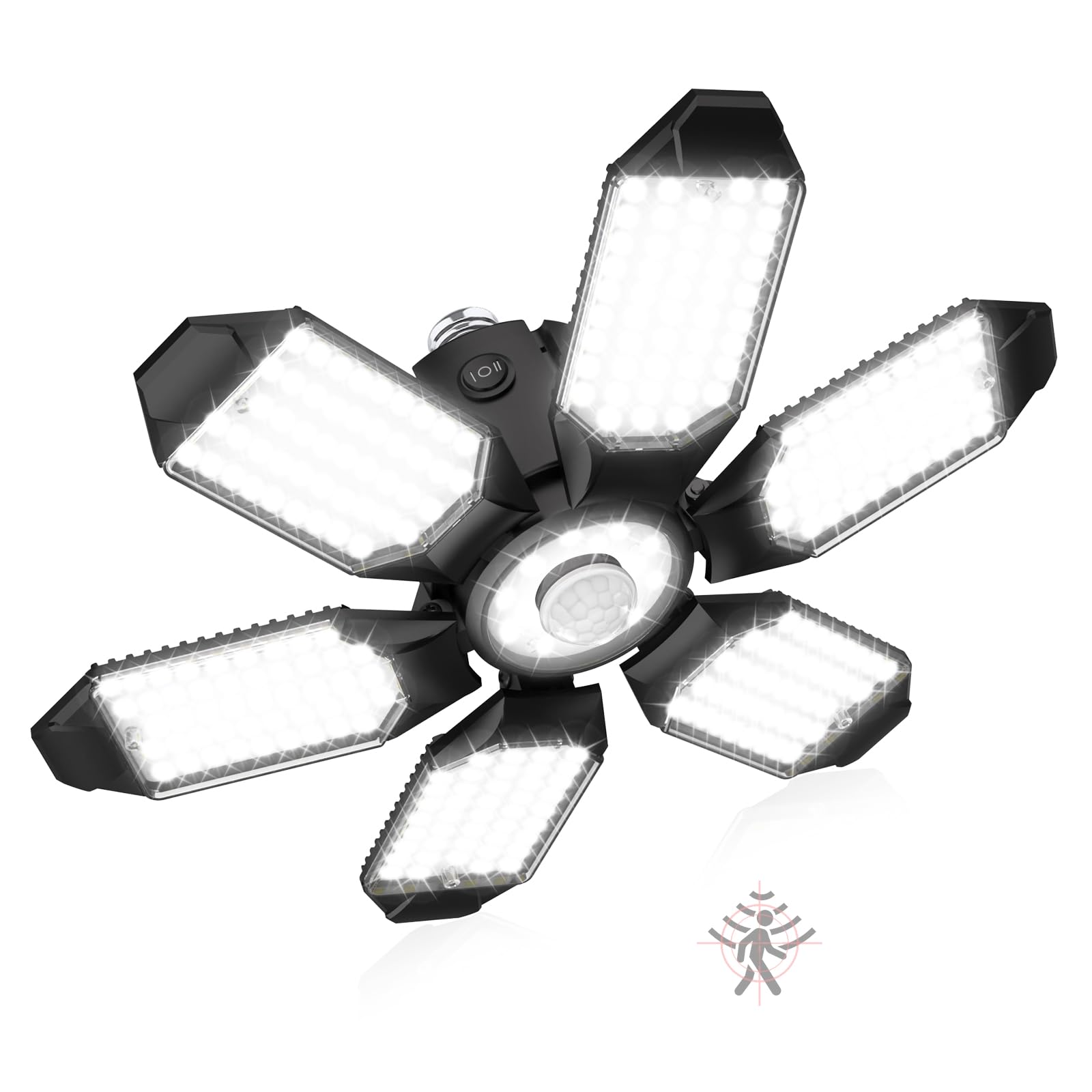 toberich Motion Sensor Garage Light, 20000LM Motion Sensor Shop Light ...