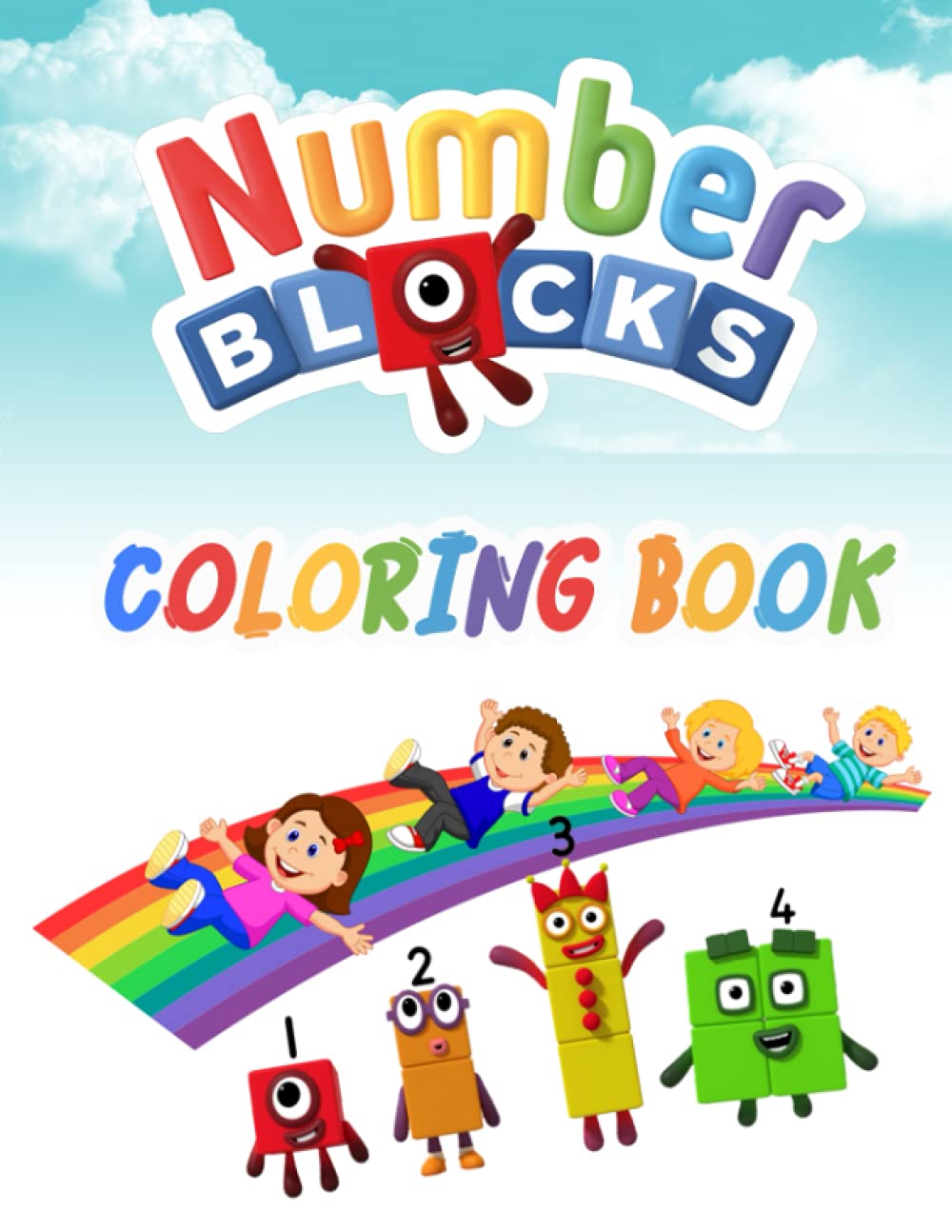 Numberblocks Coloring Book A Numberblocks Book With Random And ...