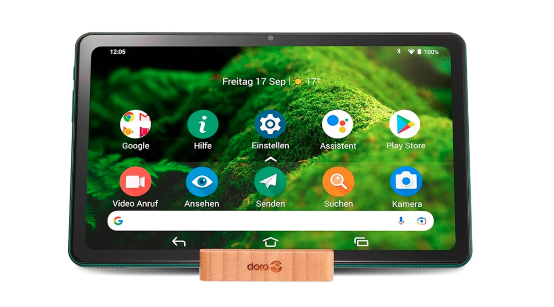 Doro Tablet, 10,4-Zoll-Display, Full HD Touchscreen, Seniorentablet mit ...