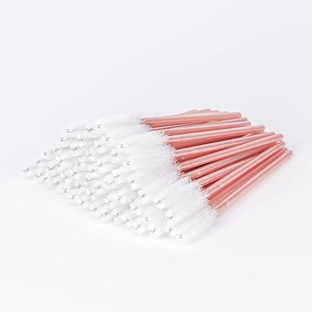Amazon.com: BTYMS 100 Pcs Disposable Eyelash Spoolies Brush Mascara ...