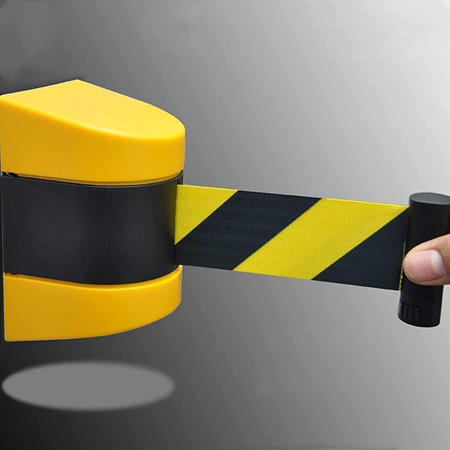 Retractable Safety Barrier Crowd Control with Fixed Wall Mounted Belt ...