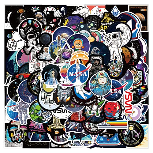 100pcs NASA Stickers, Cool Space Astronaut Stickers Packs for Laptop ...