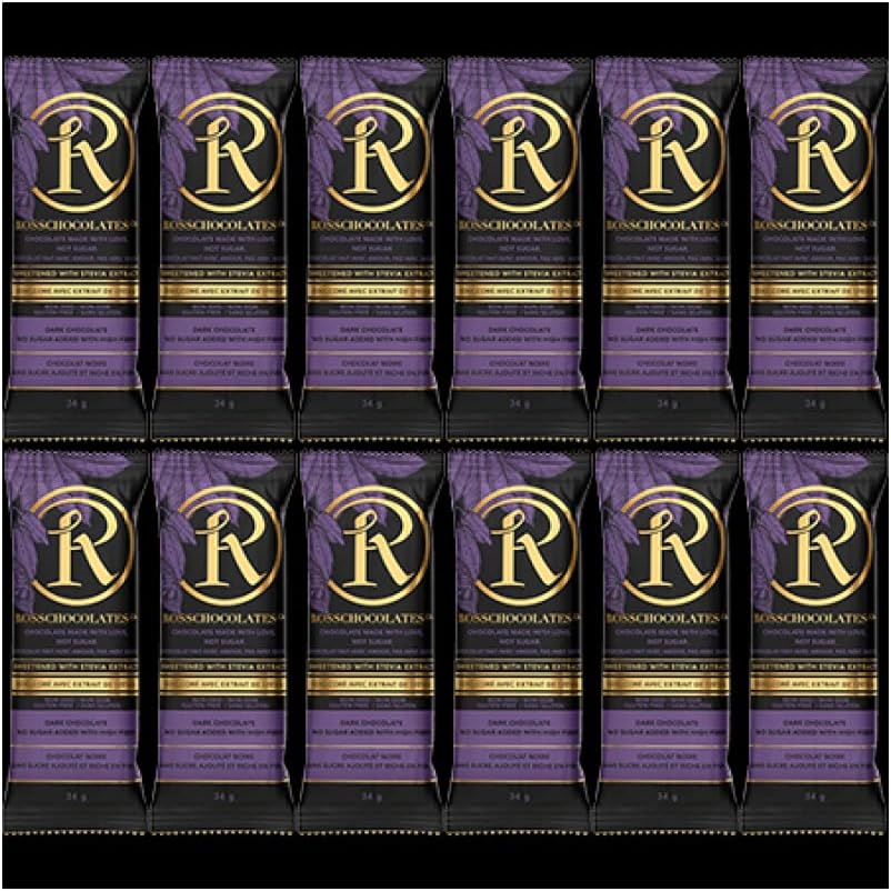 Ross Chocolates – Gourmet Chocolate Bars | Sweetened with Stevia ...