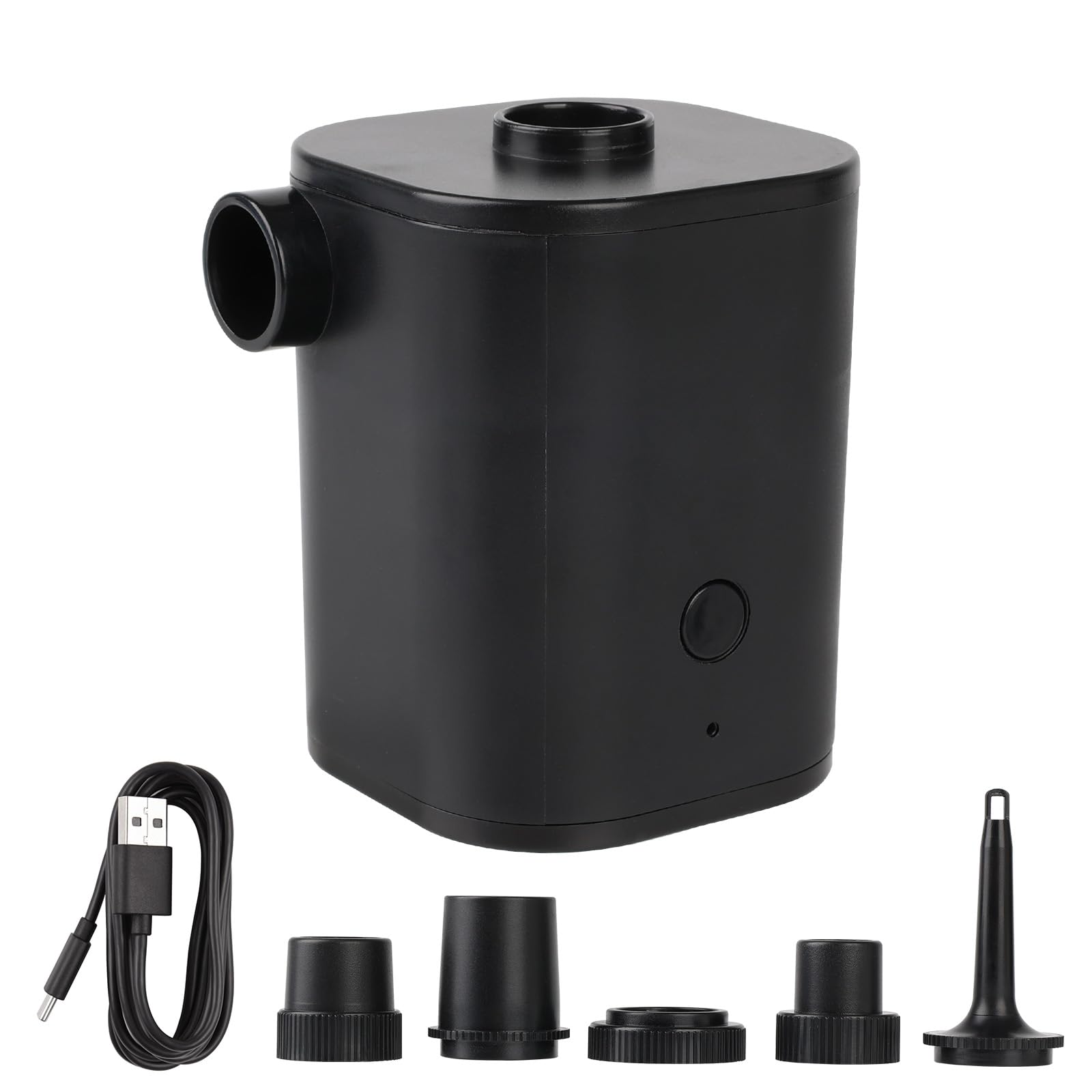 Electric Air Pump for Inflatables, Portable 2500mAh Battery Quick-Fill ...