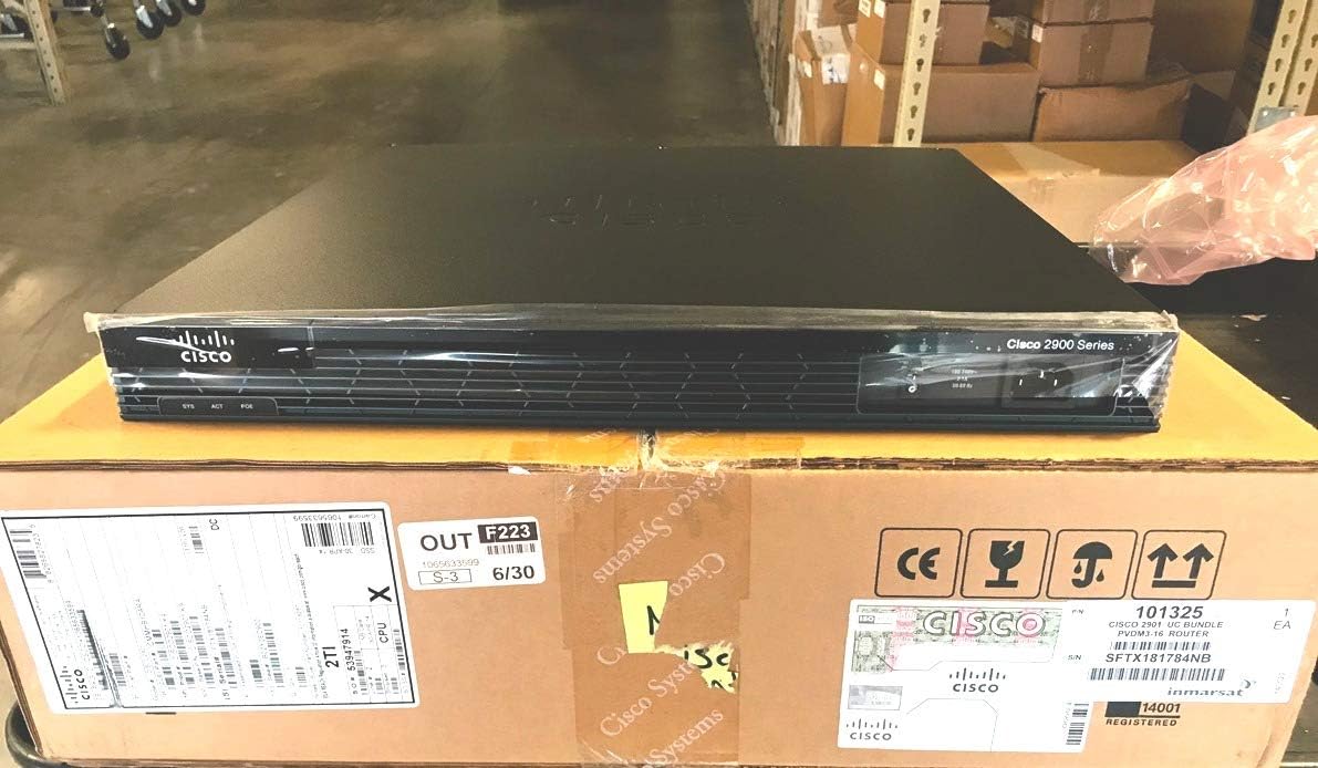 Amazon.com: Cisco CISCO2901/K9 2901 整合式服務路由器 : 電子