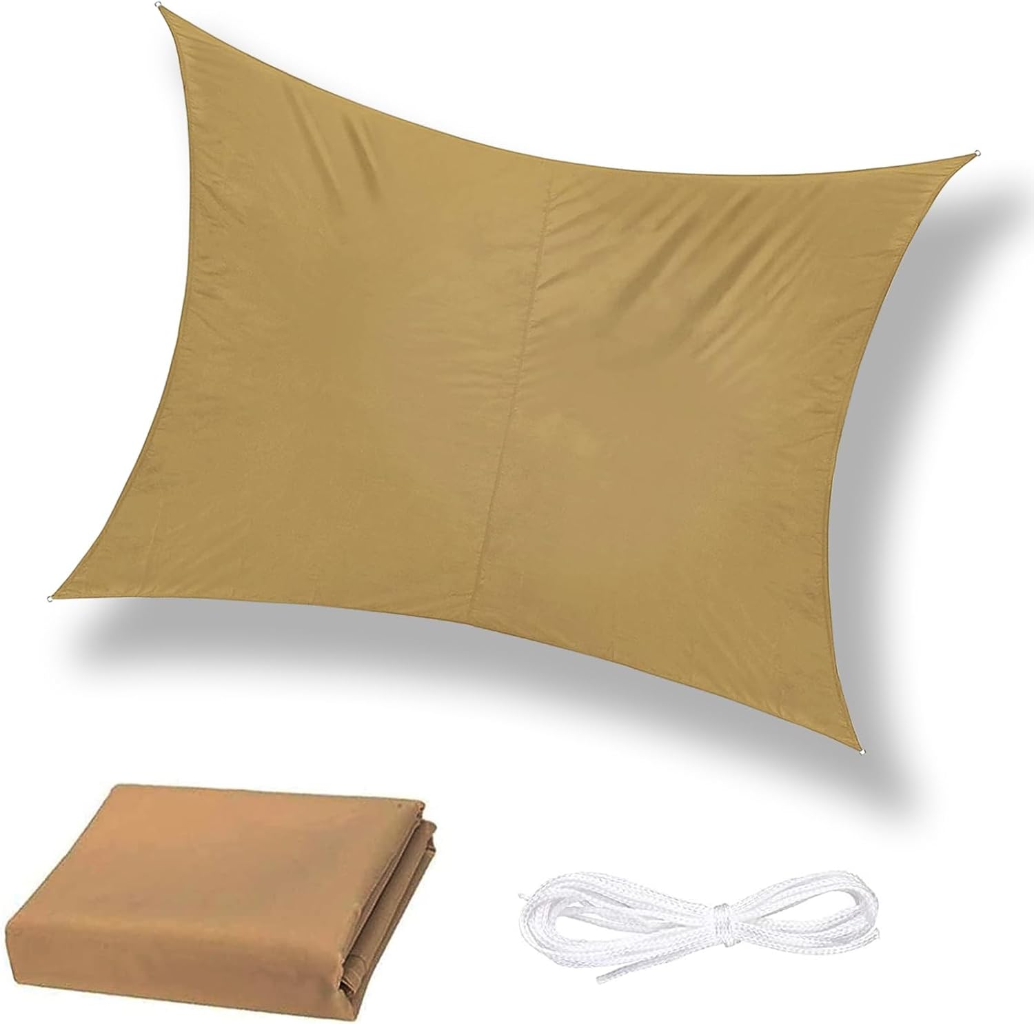 Amazon.com : Patio Canopy Outdoor Waterproof Shade Sails - Sun Shade ...