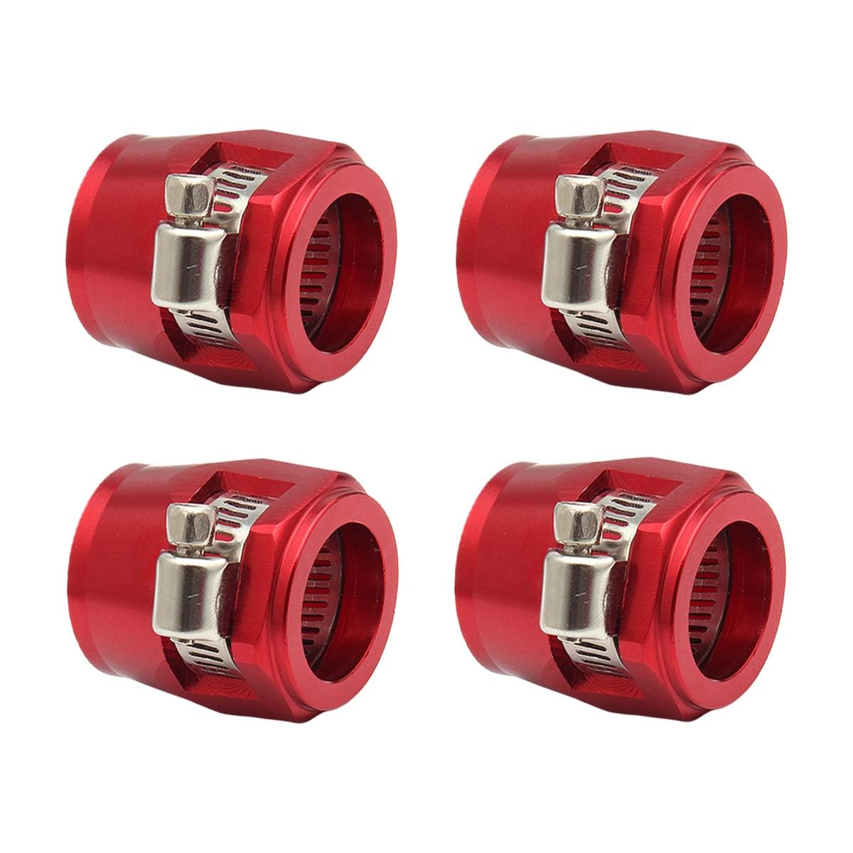 Amazon.com: 4PCS Car Hose Finisher Clamp, Aluminum Alloy Fuel Line Hose ...