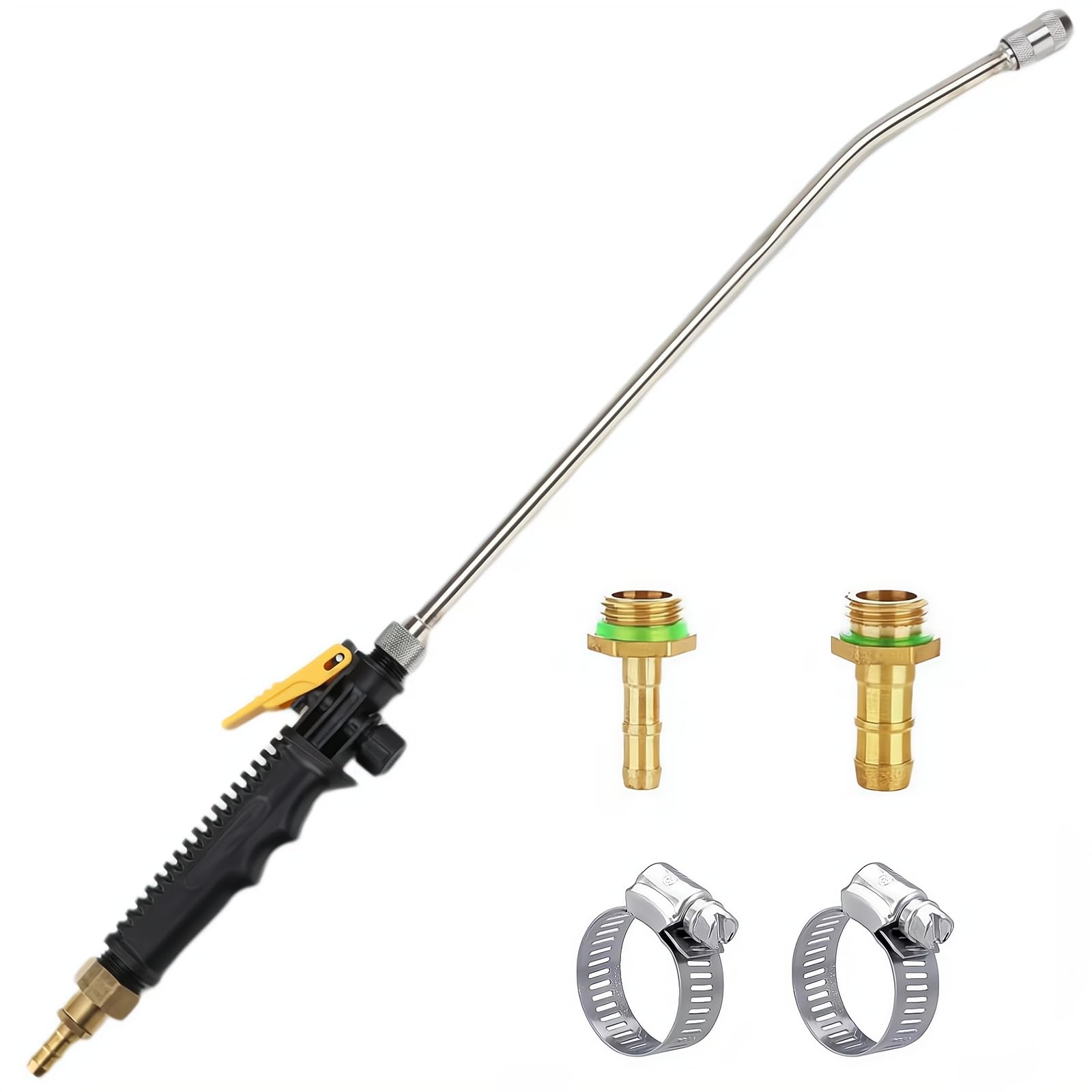 Amazon.com: Replacement Sprayer Wand,3/8" Brass Barb Stainless Steel ...