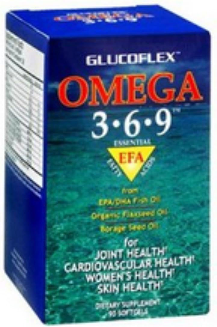 Amazon.com: Glucoflex Omega 3-6-9 Softgels 90 ea : Health & Household
