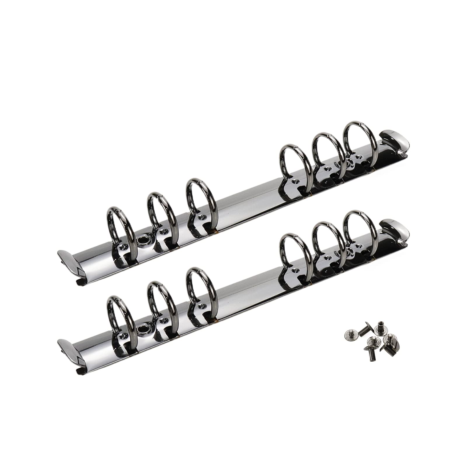Amazon.com: Pastlla 2pcs Book Rings Metal Loose Leaf Binders A6 ...