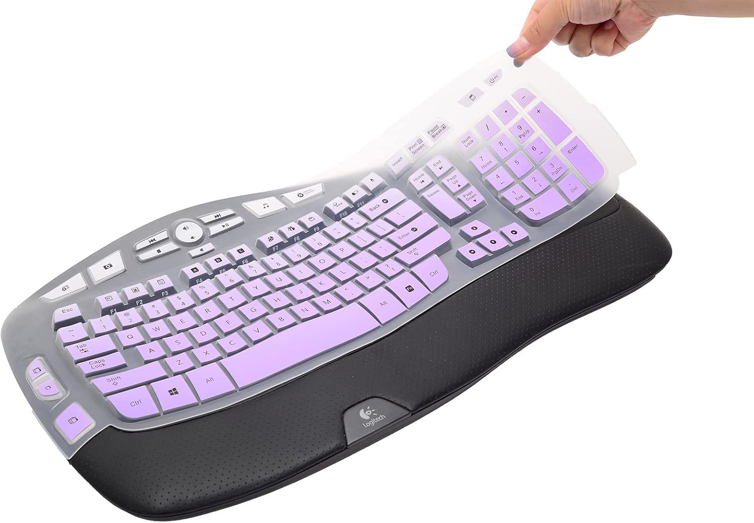 Amazon.com: Keyboard Cover for Logitech K350 MK550 MK570 Wireless Wave ...