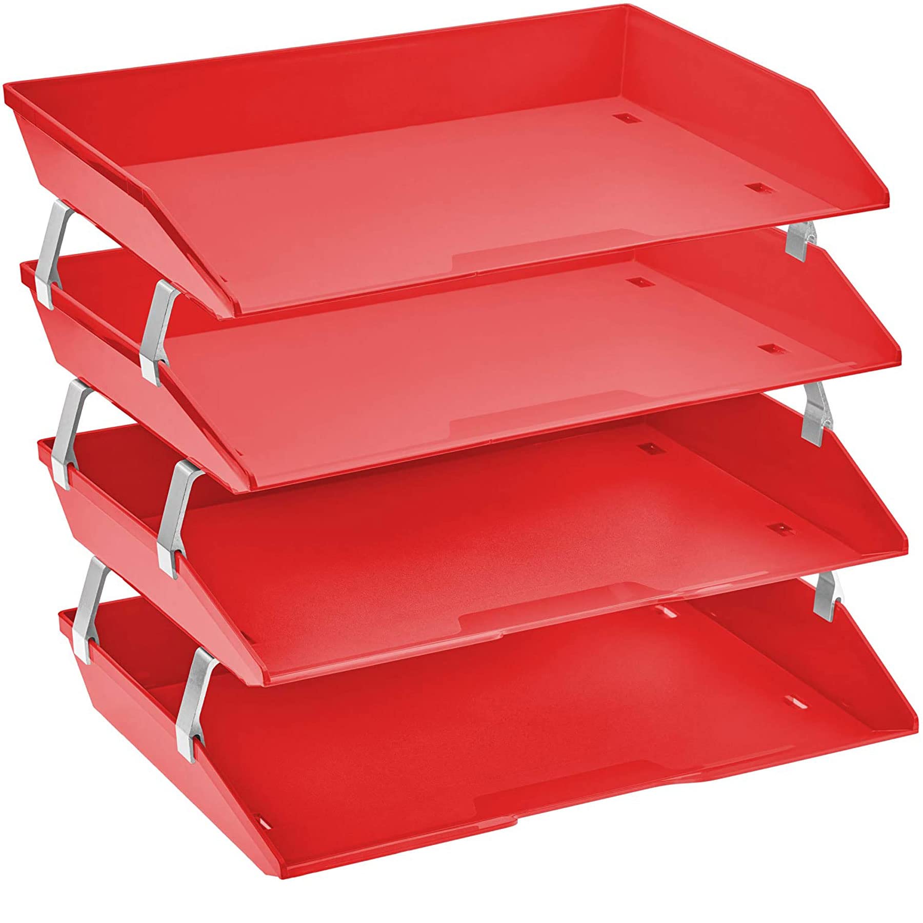 Amazon.com: Acrimet Facility 4 Tier Letter Tray, Side Load, Letter Size ...