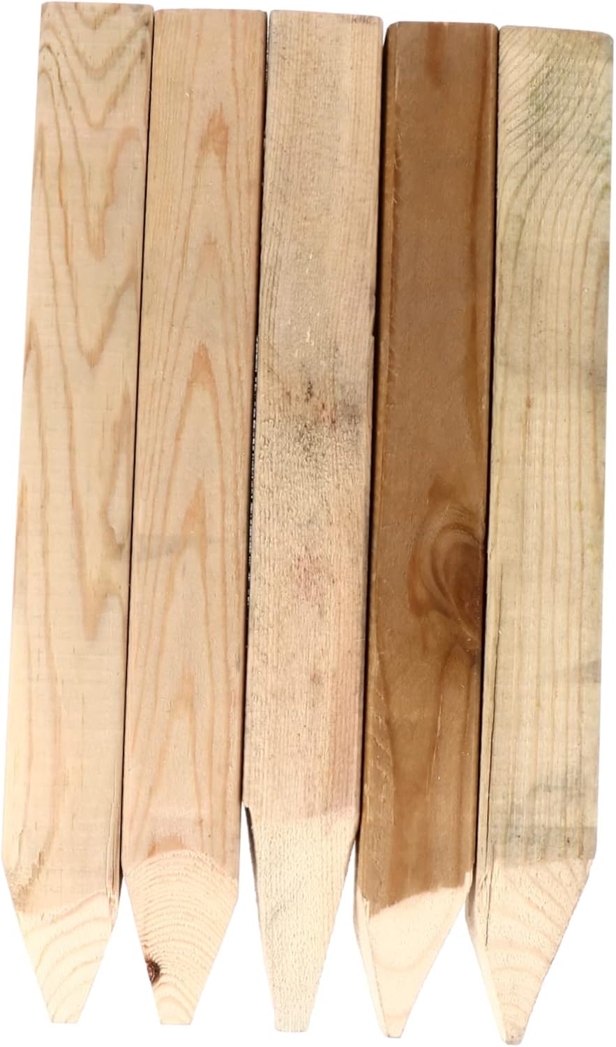 Amazon.com : Yardwe 5pcs Wood Pile Wooden Stakes Wooden Garden Spikes ...