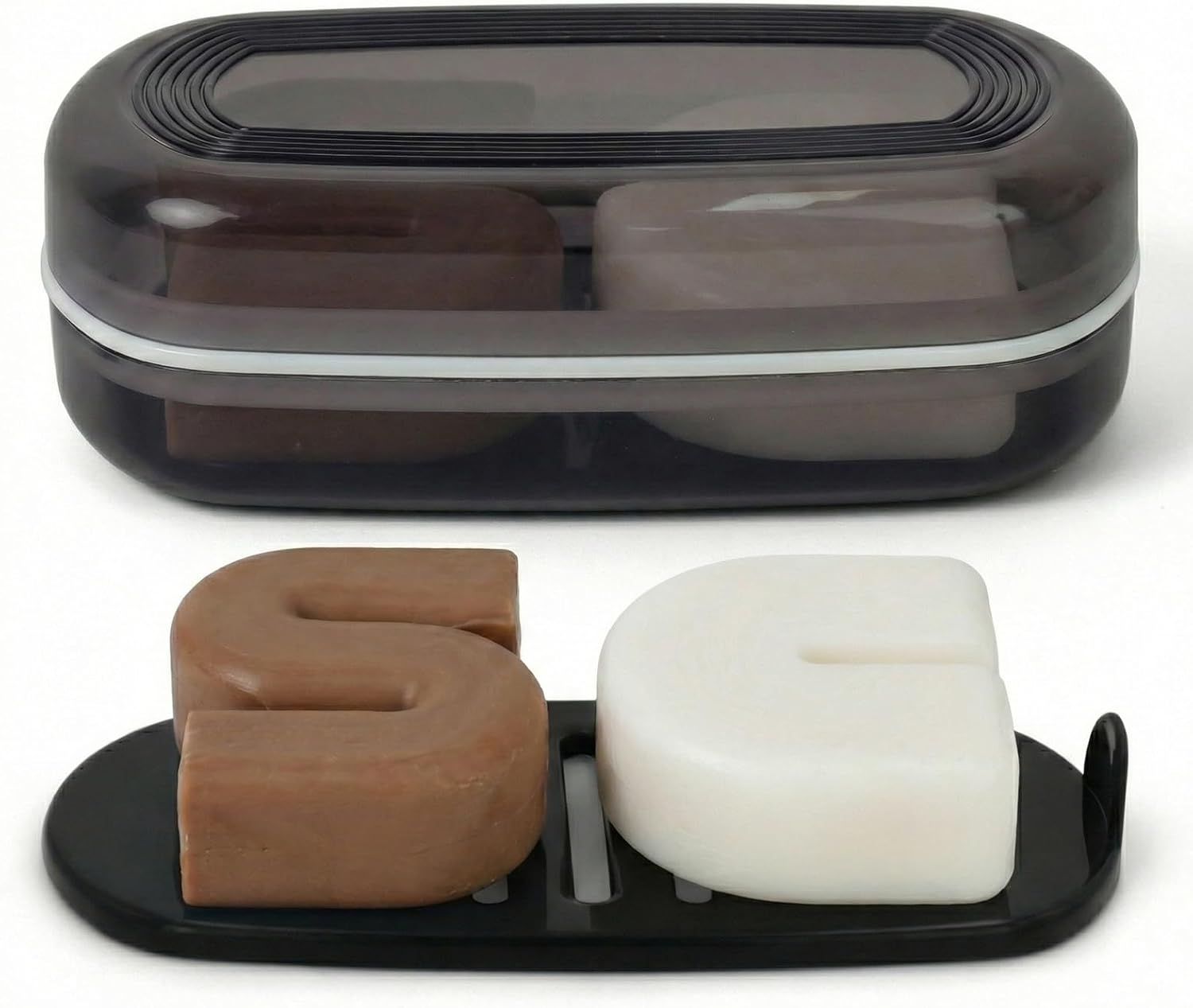 Amazon.com: AIMAIAIMAI Shampoo Bar Holder Travel Case for Two Bars ...