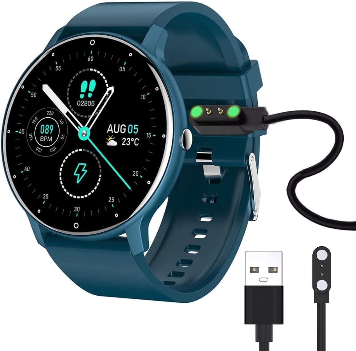 VEWIYT Cargador Magnético Universal para Reloj Inteligente, 4 Pines/7 ...