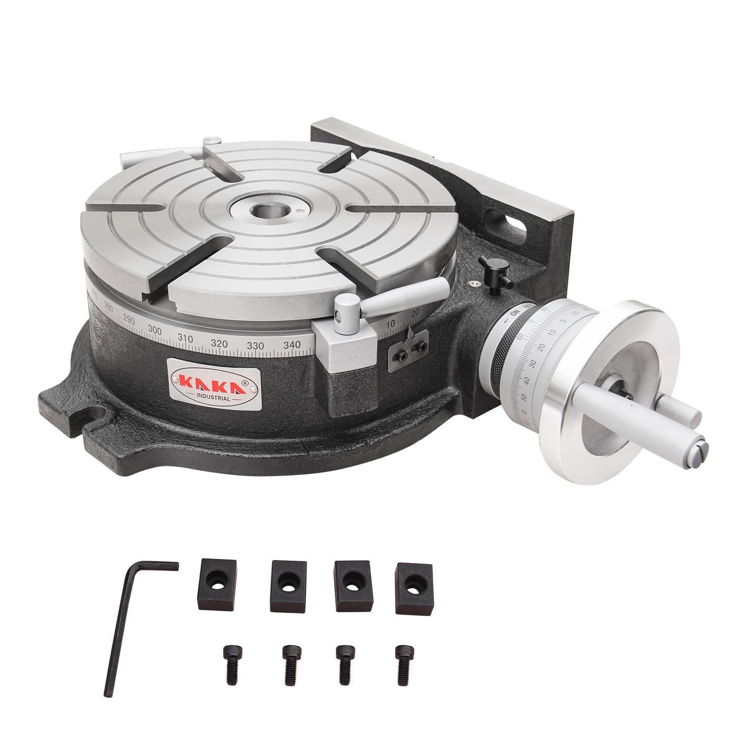 KAKA INDUSTRIAL HV-10, 10”Horizontal Vertical Rotary Table TSL Vertical ...
