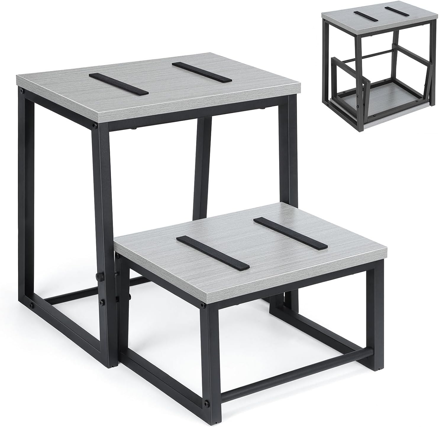 Amazon.com: LIANTRAL Step Stool for Adults, 2 Step Stool, Steel ...
