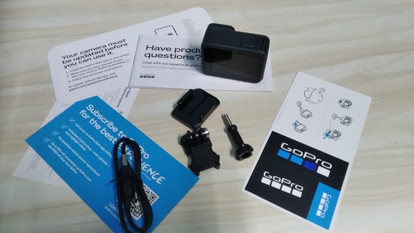 GoPro Hero12 Bundle Pack - Includes Hero12 Action Camera, 2-Batteries ...