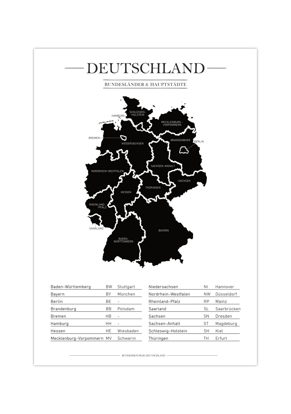 States And Their Capitals In Germany
