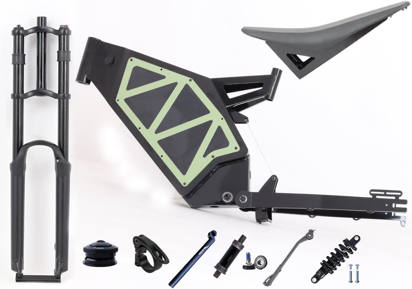 Amazon.com : KEYU F1 Enduro ebike Frame Super Design Bicycle Frame with ...