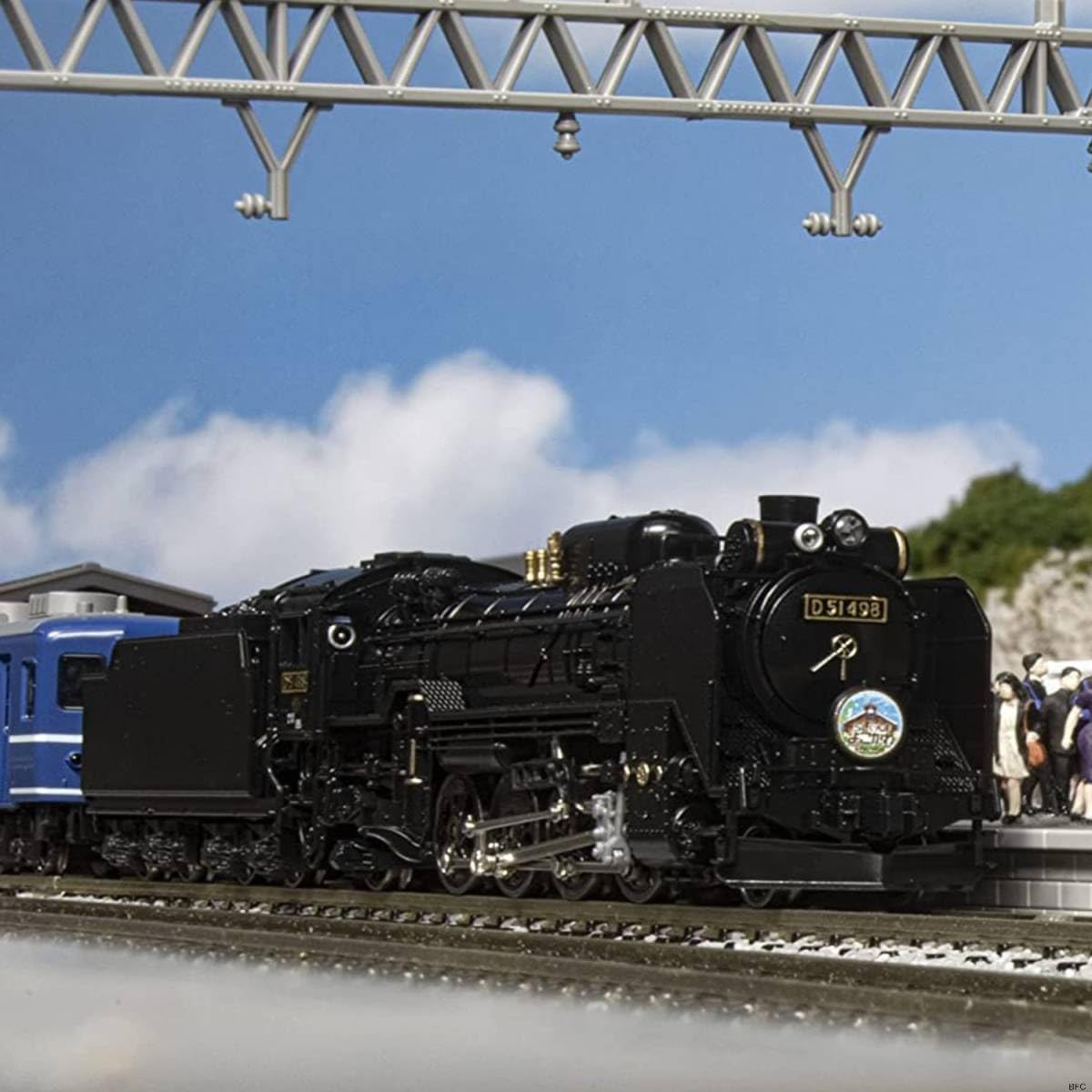 Amazon.com: N Gauge D51 498 Railway Model Steam Locomotive KATO Steam Locomotive Black JR East ...