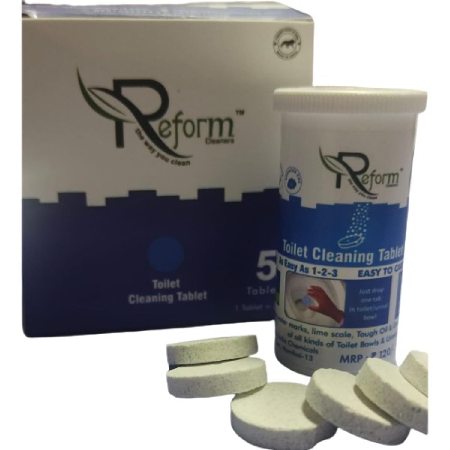 reform cleaners Toilet Cleaner Tablets (Just Drop & Clean) lemon grass ...
