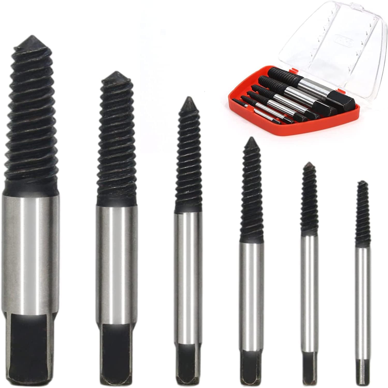 DAIZZKU Damaged Screw Extractor Set 6pcs,Stripped Screw Extractor,Screw ...