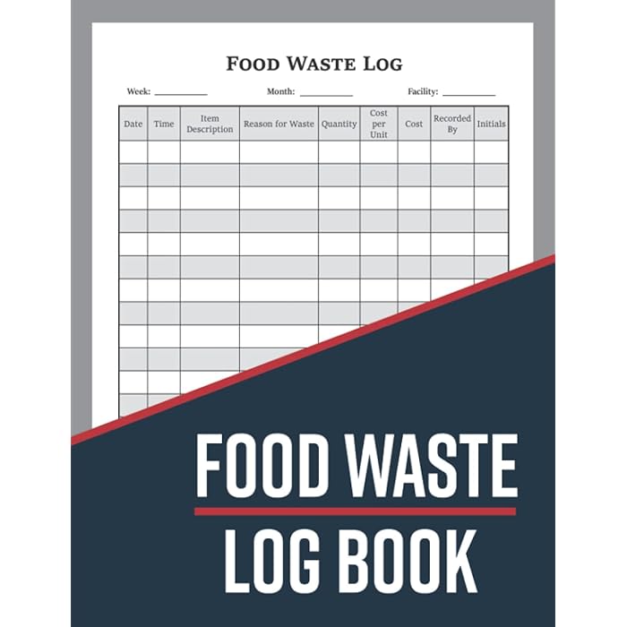 Buy Food Waste Log Book: Kitchen Log Book | Food Hygiene Record Book ...