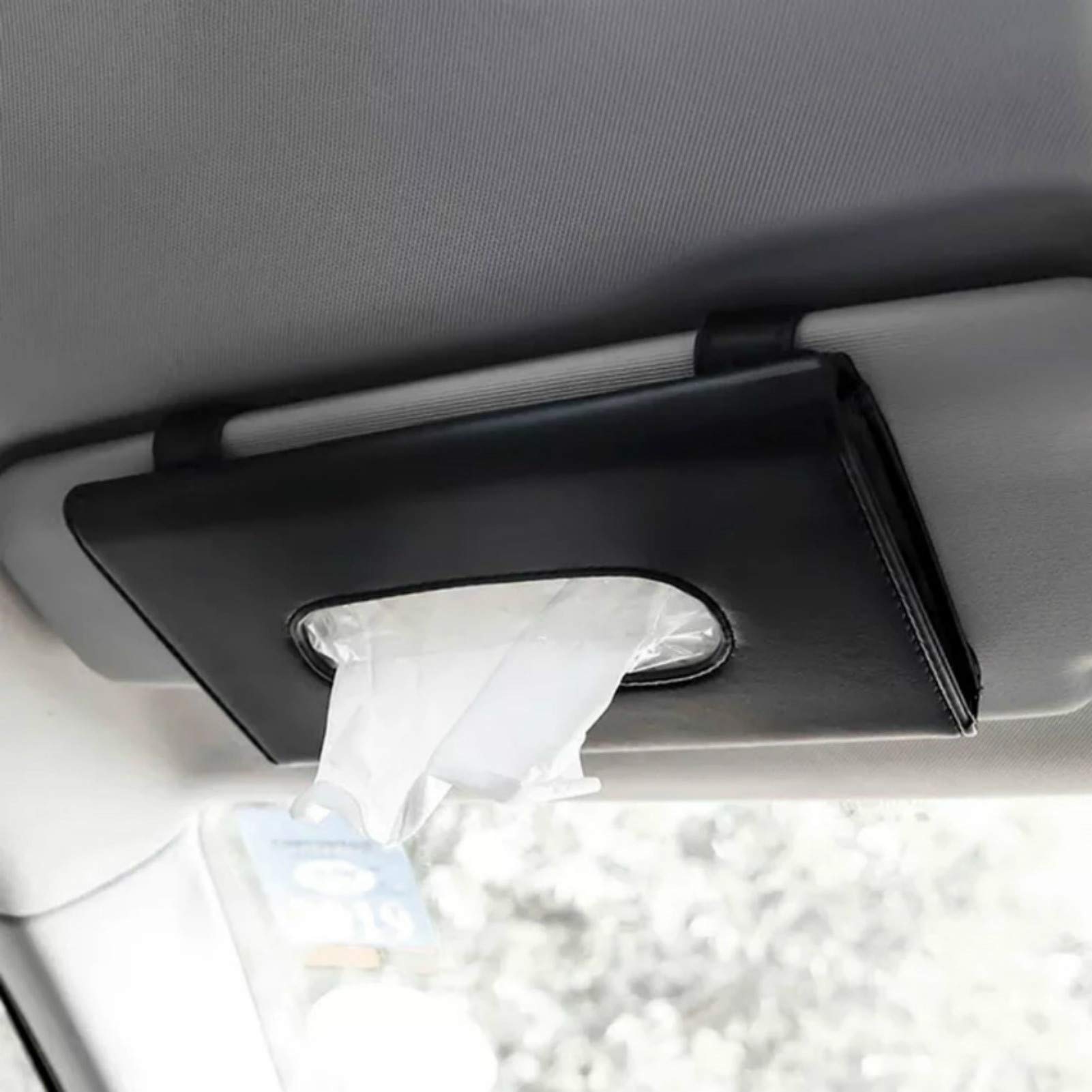 Amazon.com: Joyindecor Visor Tissue Box Holder - PU Leather Van Truck ...