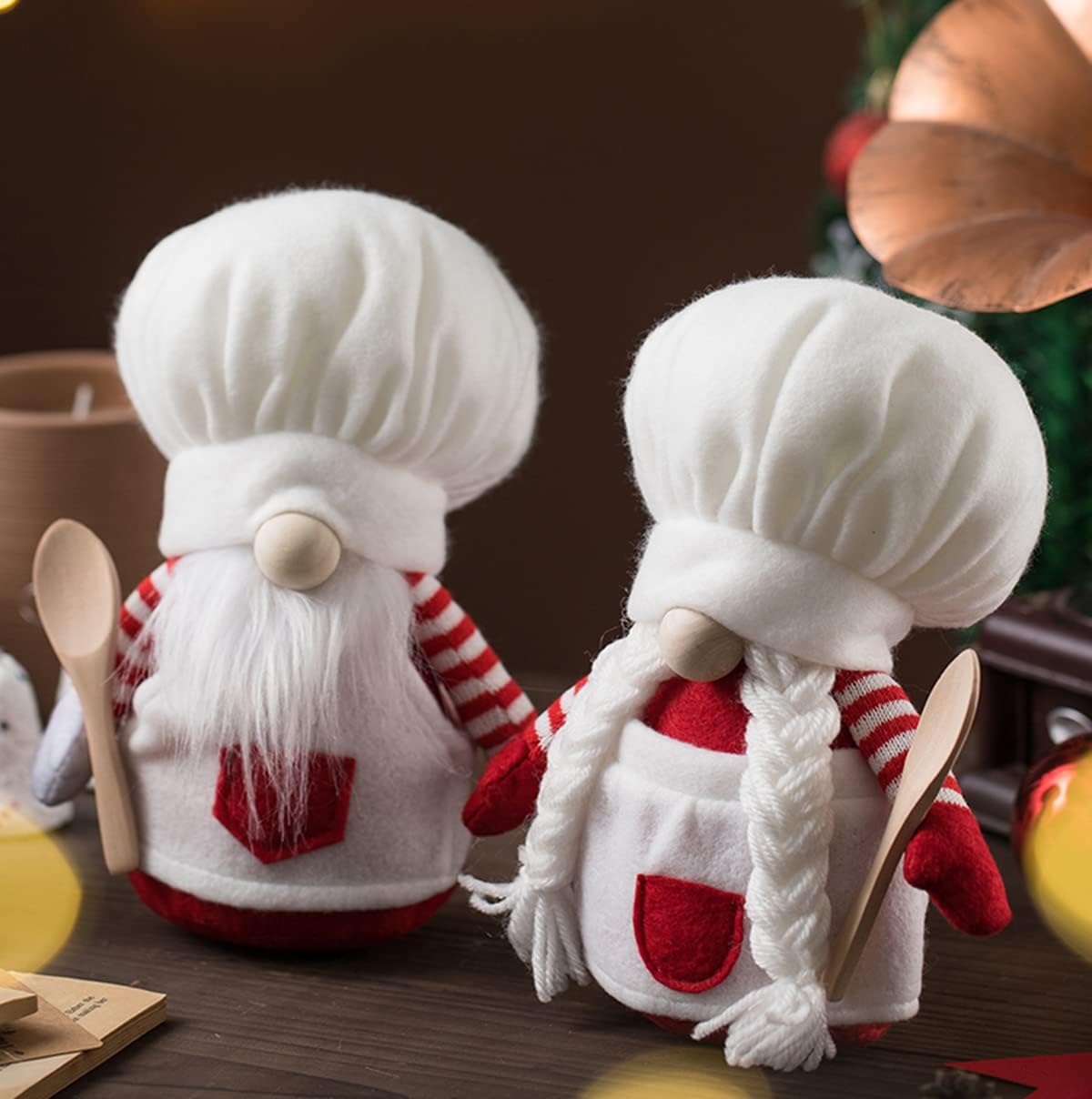 Amazon.com: BeHeSo Kitchen Chef Gnome Plush Valentines Birthday Gnomes ...