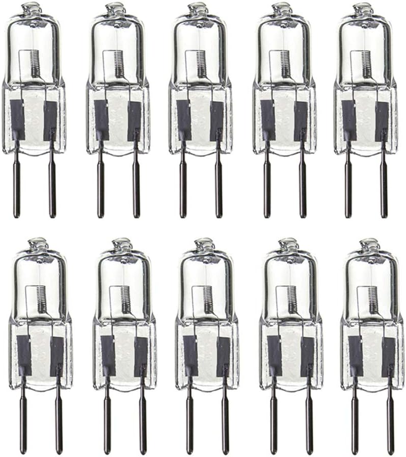 GY6.35 Halogen Bulbs 20W G6.35 20 Watt 12V Halogen Lamps 12 Volt JC ...
