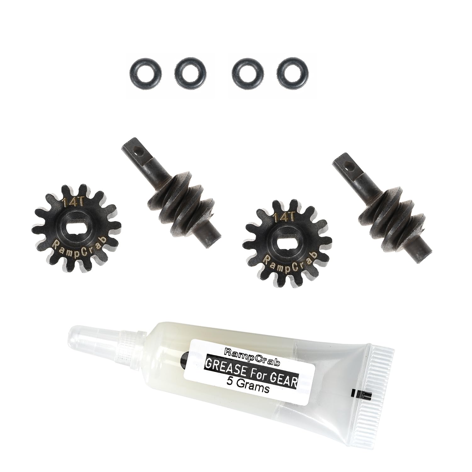 Scx24 Battery RCAWD SCX24 AX24 Worm Gear Set - 13T & 14T Steel Upgrade ...