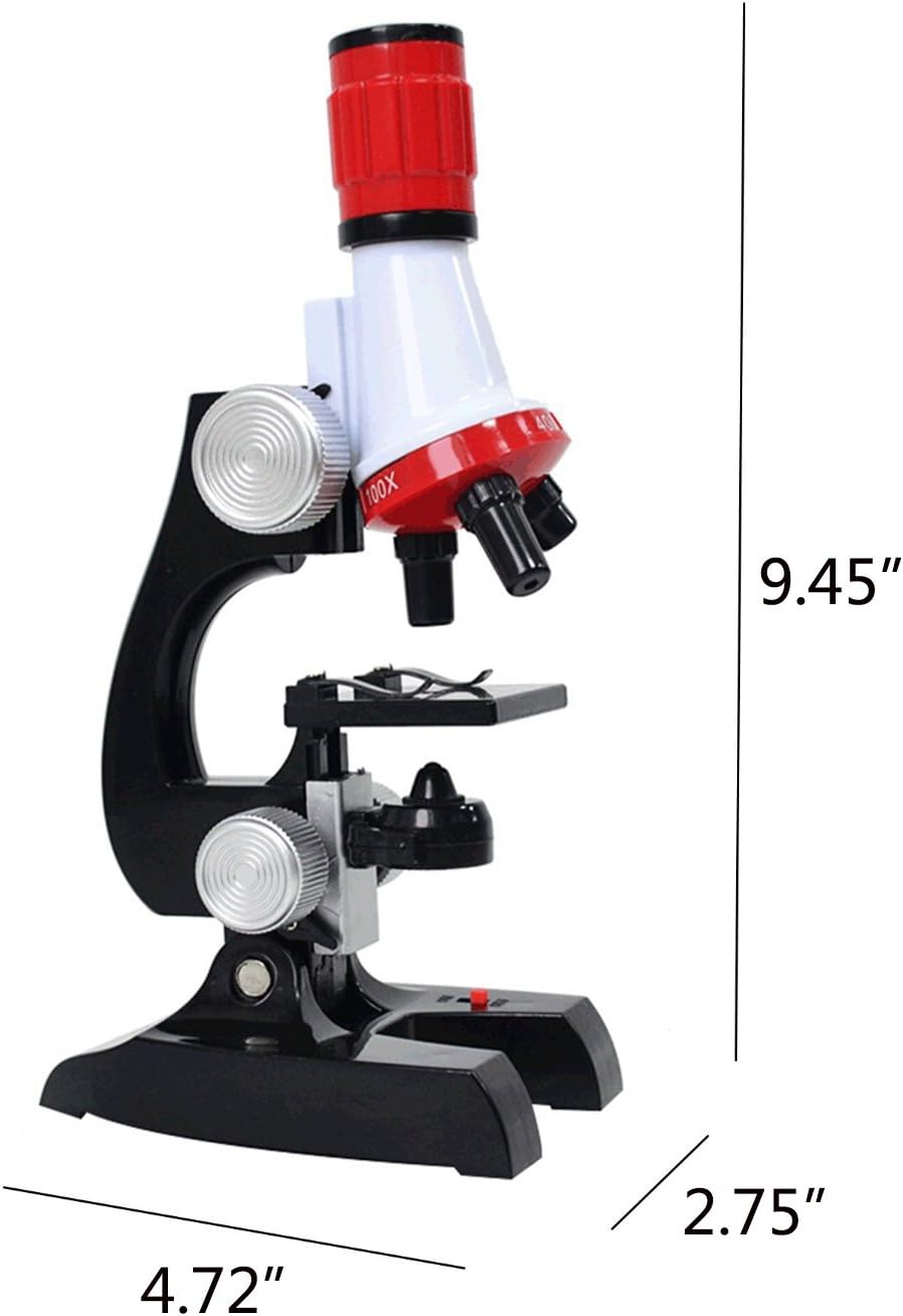 Student Science Microscope Kit Refined Scientific Instruments Toy Set ...