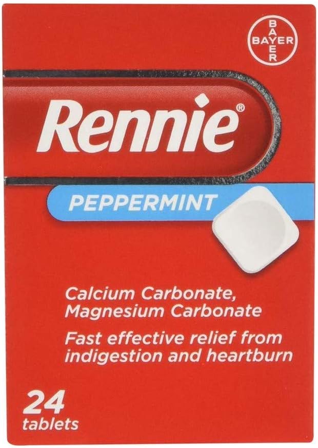 Rennie Peppermint Tablets, Pack of 24 : Amazon.co.uk: Health & Personal ...