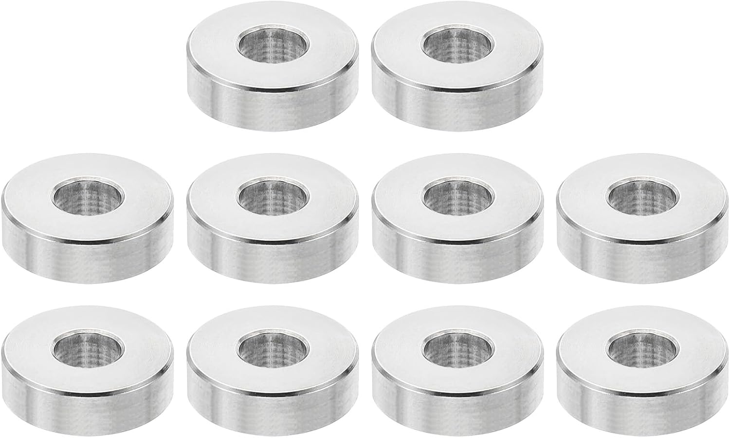 Amazon.com: PATIKIL M6 Stainless Steel Spacers, 10 Pcs Metal Spacer ...